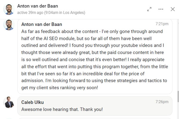 Exclusive Skool Community - Join Today - Caleb Ulku